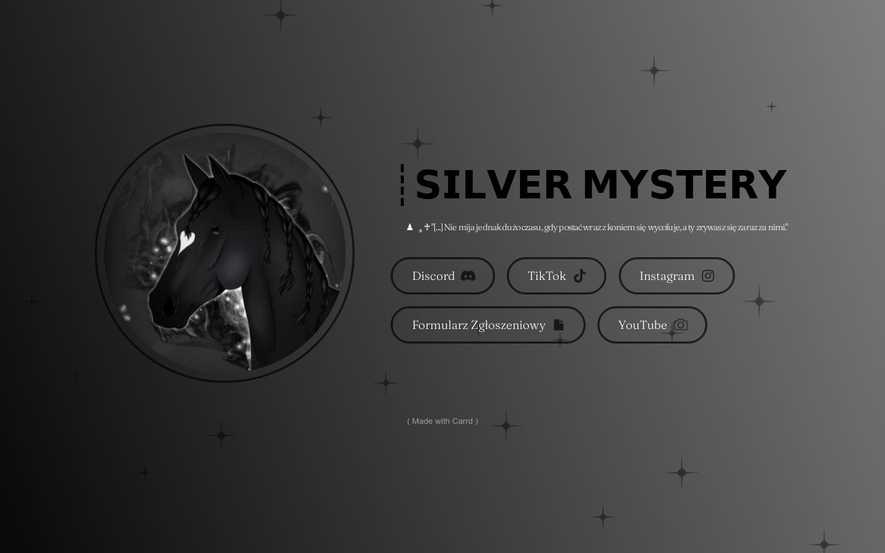 ┊𝗦𝗜𝗟𝗩𝗘𝗥 𝗠𝗬𝗦𝗧𝗘𝗥𝗬